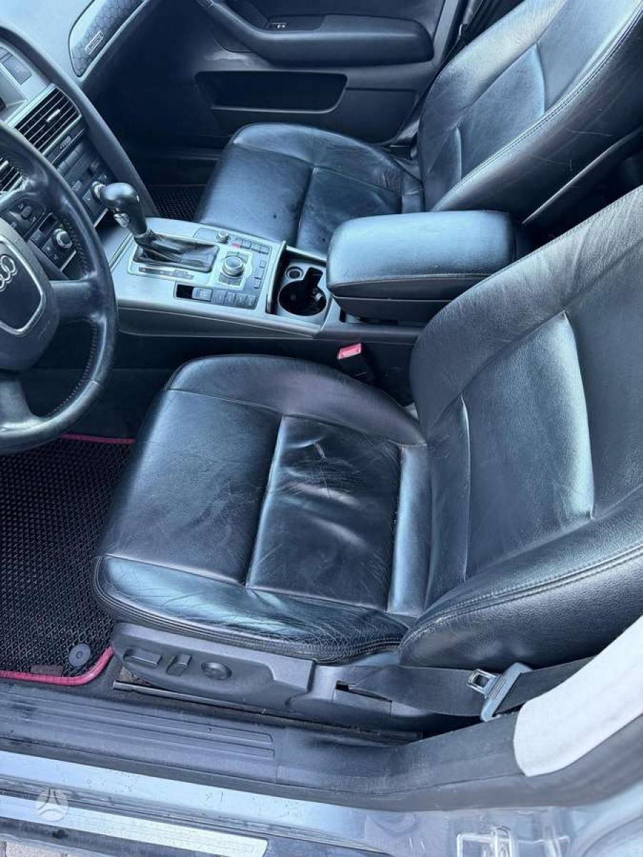 Pelēks Audi A6 2007 Utena, ar dzinēja tilpumu 2.70 L un nobraukumu 434 tūkst. km par 2250 €, foto 5 vietnē AUTOMOTO.COM.LV