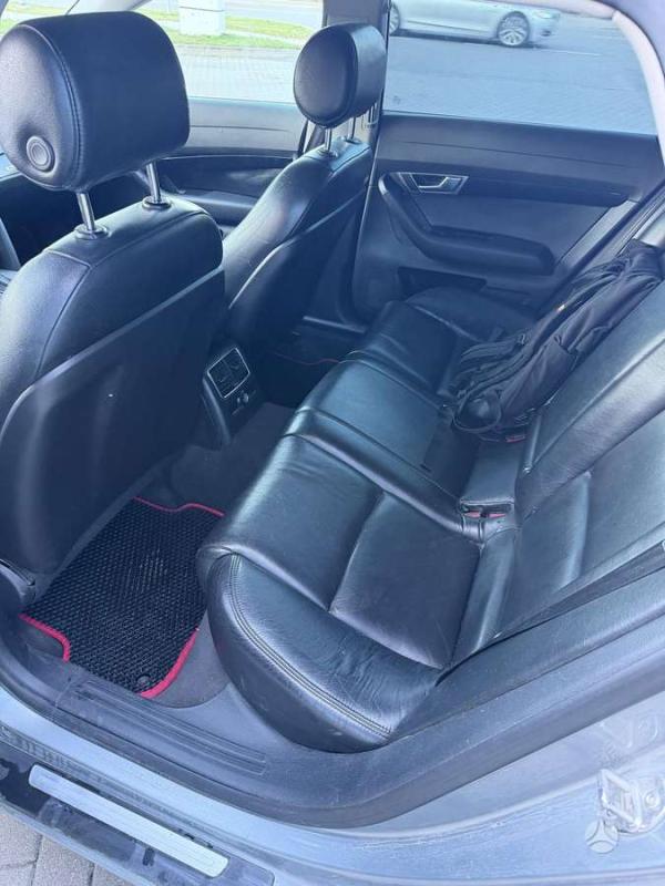 Grey Audi A6 2007 in Utena, with an engine capacity of 2.70 L and mileage of 434 thousand km for 2250 €, photo 6 on AUTOMOTO.COM.LV