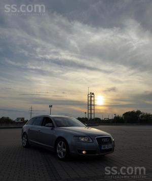 Grey Audi A6 2007 in Riga, with an engine capacity of 2.00 L and mileage of 292 thousand km for 2500 €, photo  on AUTOMOTO.COM.LV