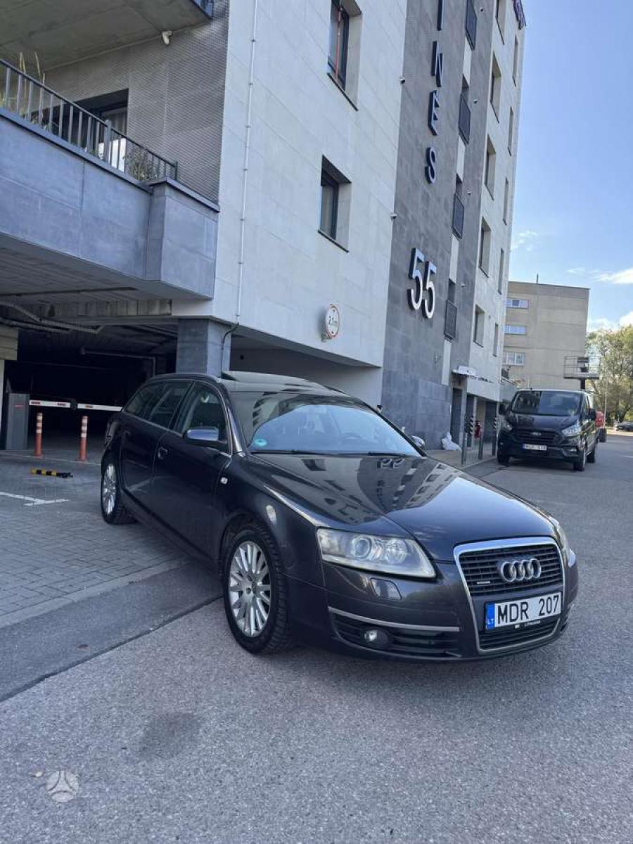 Grey Audi A6 2007 in Vilnius, with an engine capacity of 2.97 L and mileage of 340 thousand km for 2450 €, photo 4 on AUTOMOTO.COM.LV