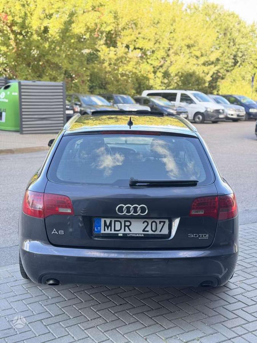 Grey Audi A6 2007 in Vilnius, with an engine capacity of 2.97 L and mileage of 340 thousand km for 2450 €, photo 6 on AUTOMOTO.COM.LV