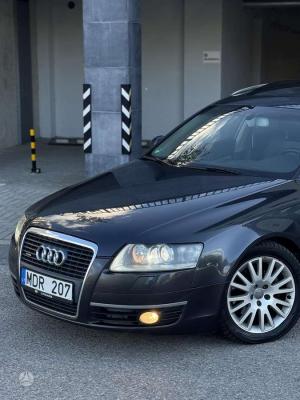 Grey Audi A6 2007 in Vilnius, with an engine capacity of 2.97 L and mileage of 340 thousand km for 2450 €, photo 8 on AUTOMOTO.COM.LV
