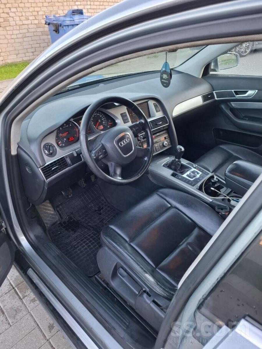 Grey Audi A6 2007 in Rezekne, with an engine capacity of 2.00 L and mileage of 456 thousand km for 2750 €, photo 7 on AUTOMOTO.COM.LV