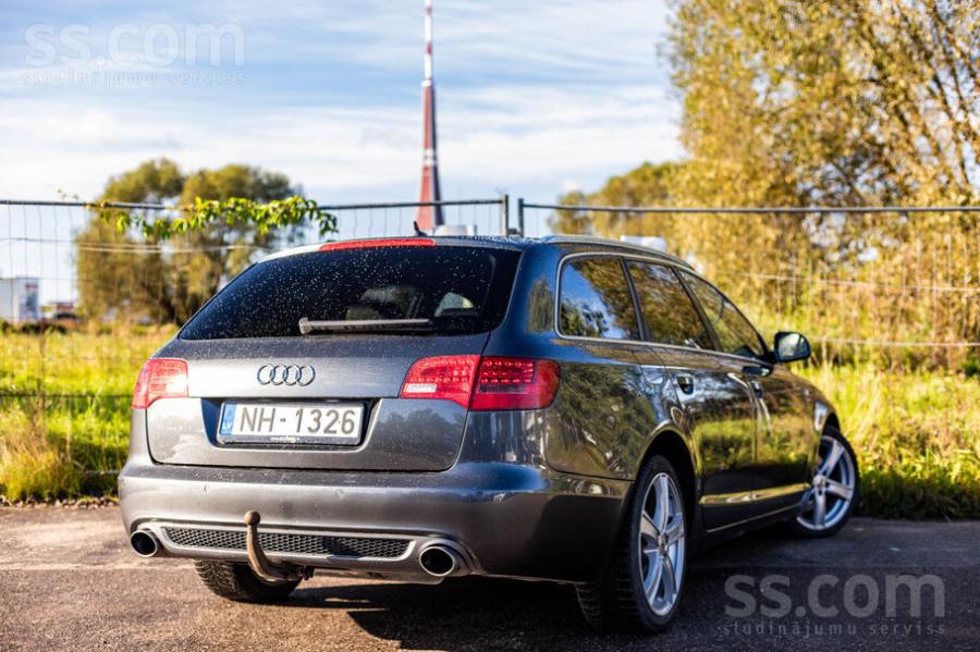 Pelēks Audi A6 2007 Rīga, ar dzinēja tilpumu 3.00 L un nobraukumu 295 tūkst. km par 5990 €, foto 8 vietnē AUTOMOTO.COM.LV