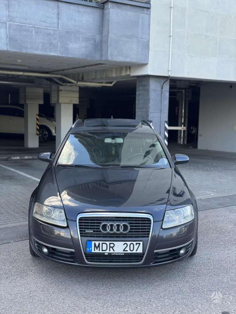 Grey Audi A6 2007 in Vilnius, with an engine capacity of 2.97 L and mileage of 340 thousand km for 1900 €, photo 4 on AUTOMOTO.COM.LV