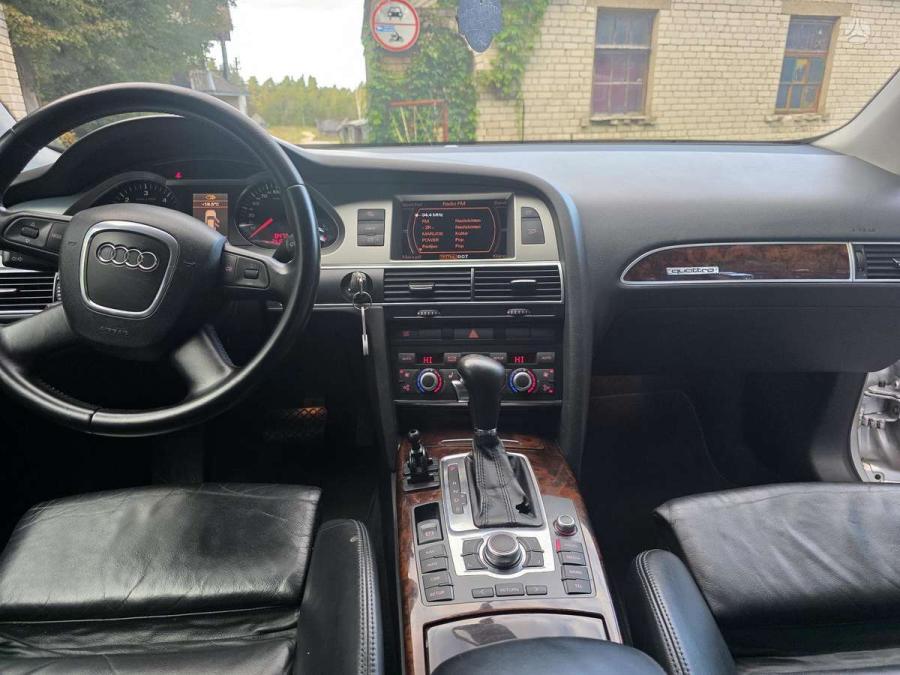 Grey Audi A6 2007 in Utena, with an engine capacity of 2.97 L and mileage of 241 thousand km for 3150 €, photo 10 on AUTOMOTO.COM.LV