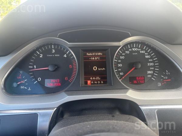 Pelēks Audi A6 2007 Rīga, ar dzinēja tilpumu 3.00 L un nobraukumu 368 tūkst. km par 3700 €, foto 6 vietnē AUTOMOTO.COM.LV