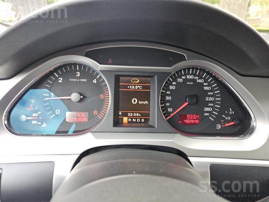 Grey Audi A6 2007 in Cesis, with an engine capacity of 3.00 L and mileage of 482 thousand km for 3700 €, photo 8 on AUTOMOTO.COM.LV