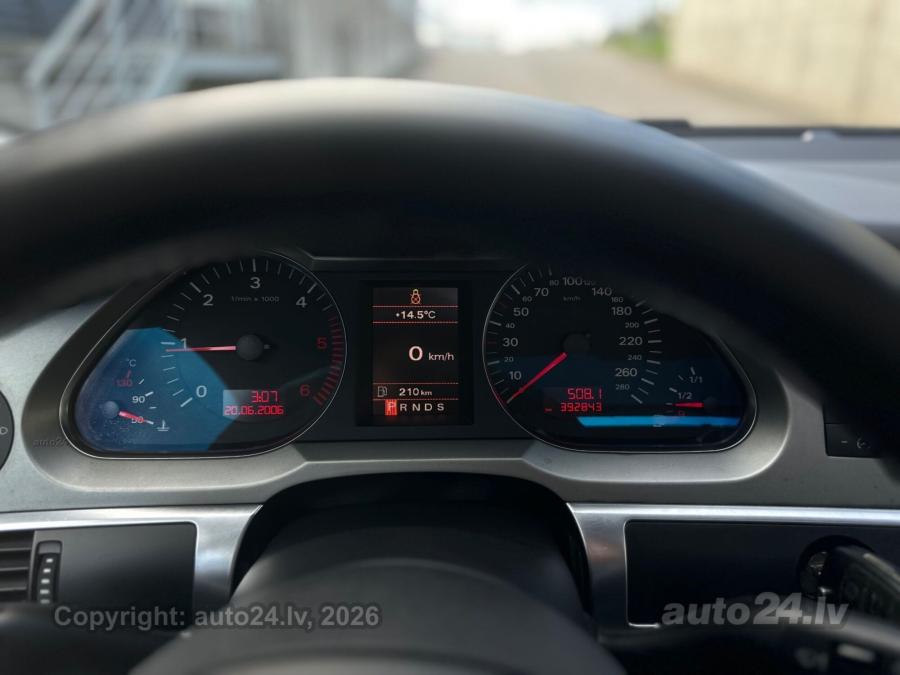 Grey Audi A6 2007 in Tallinn, with an engine capacity of 3.00 L and mileage of 392 thousand km for 1900 €, photo 13 on AUTOMOTO.COM.LV