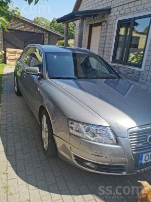 Grey Audi A6 2007 in Ventspils, with an engine capacity of 3.00 L and mileage of 326 thousand km for 2600 €, photo 4 on AUTOMOTO.COM.LV