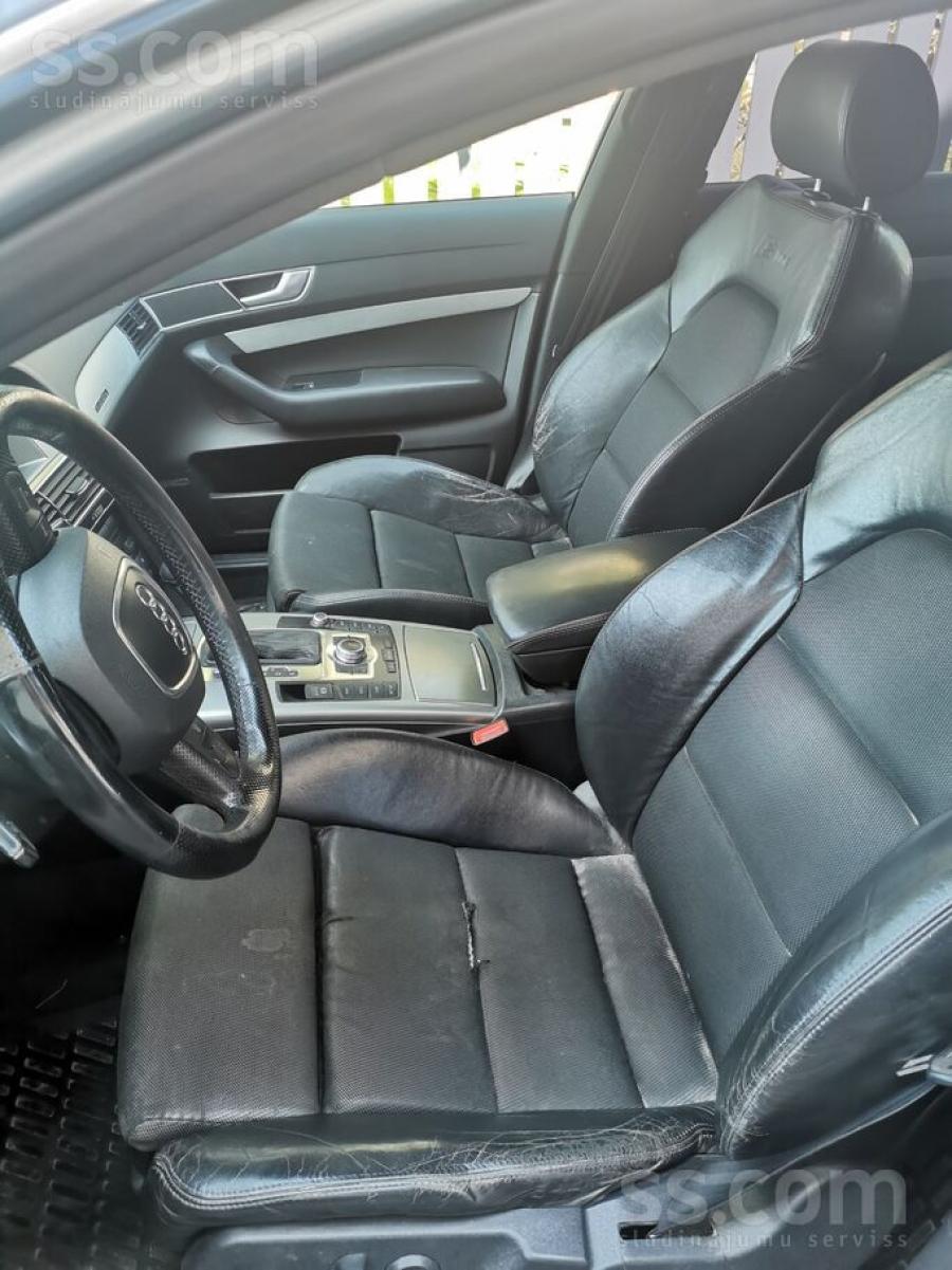 Grey Audi A6 2007 in Ventspils, with an engine capacity of 3.00 L and mileage of 326 thousand km for 2600 €, photo 7 on AUTOMOTO.COM.LV