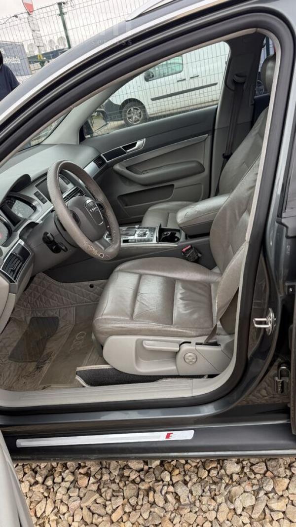 Pelēks Audi A6 2007 Bauska, ar dzinēja tilpumu 3.00 L un nobraukumu 358 tūkst. km par 2500 €, foto 6 vietnē AUTOMOTO.COM.LV