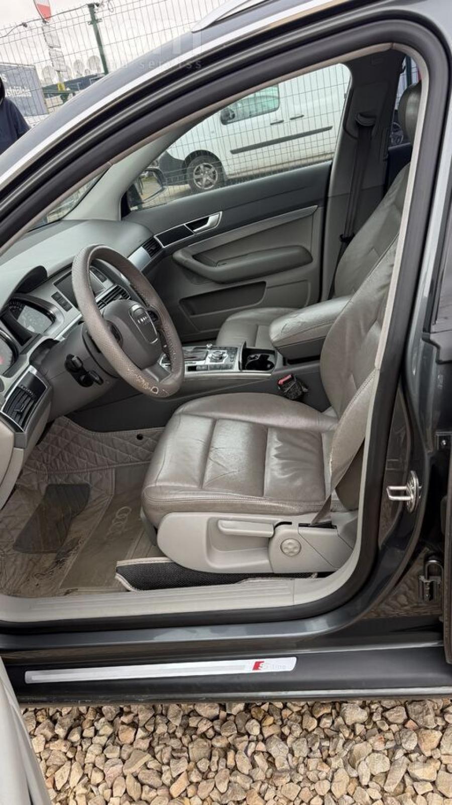 Pelēks Audi A6 2007 Bauska, ar dzinēja tilpumu 3.00 L un nobraukumu 358 tūkst. km par 2500 €, foto 6 vietnē AUTOMOTO.COM.LV