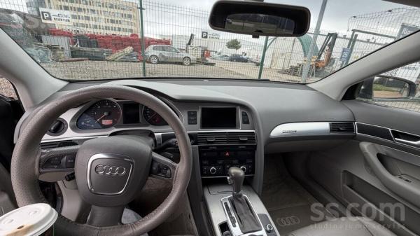 Pelēks Audi A6 2007 Bauska, ar dzinēja tilpumu 3.00 L un nobraukumu 358 tūkst. km par 2500 €, foto 10 vietnē AUTOMOTO.COM.LV