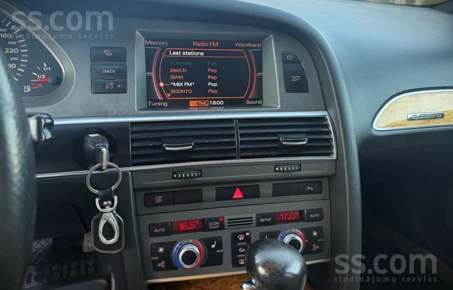 Серый Ауди А6 2007 в Елгава, объемом двигателя 2.70 л и пробегом 348 тыс. км за 3799 €, фото 23 на AUTOMOTO.COM.LV