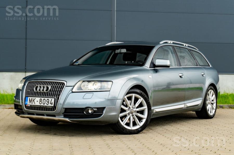 Grey Audi A6 2008 in Riga, with an engine capacity of 3.00 L and mileage of 307 thousand km for 5990 €, photo 1 on AUTOMOTO.COM.LV