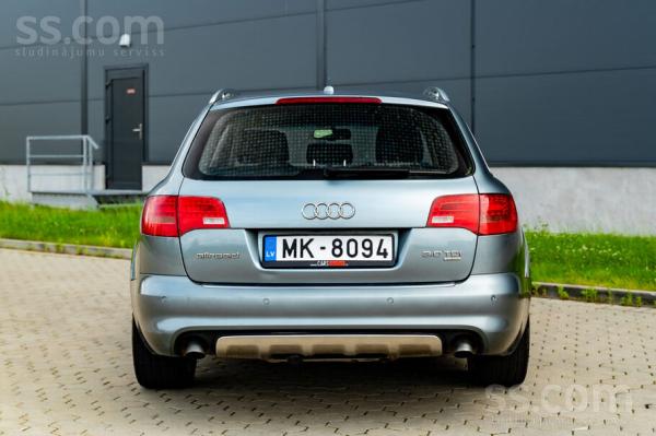 Grey Audi A6 2008 in Riga, with an engine capacity of 3.00 L and mileage of 307 thousand km for 5990 €, photo 6 on AUTOMOTO.COM.LV