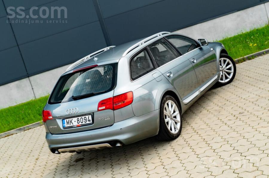 Grey Audi A6 2008 in Riga, with an engine capacity of 3.00 L and mileage of 307 thousand km for 5990 €, photo 8 on AUTOMOTO.COM.LV