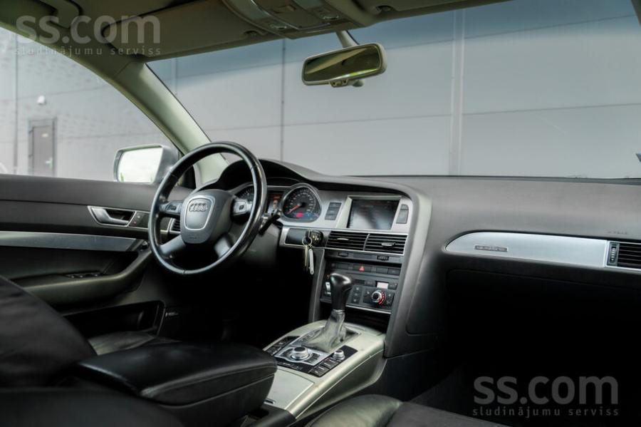 Grey Audi A6 2008 in Riga, with an engine capacity of 3.00 L and mileage of 307 thousand km for 5990 €, photo 14 on AUTOMOTO.COM.LV