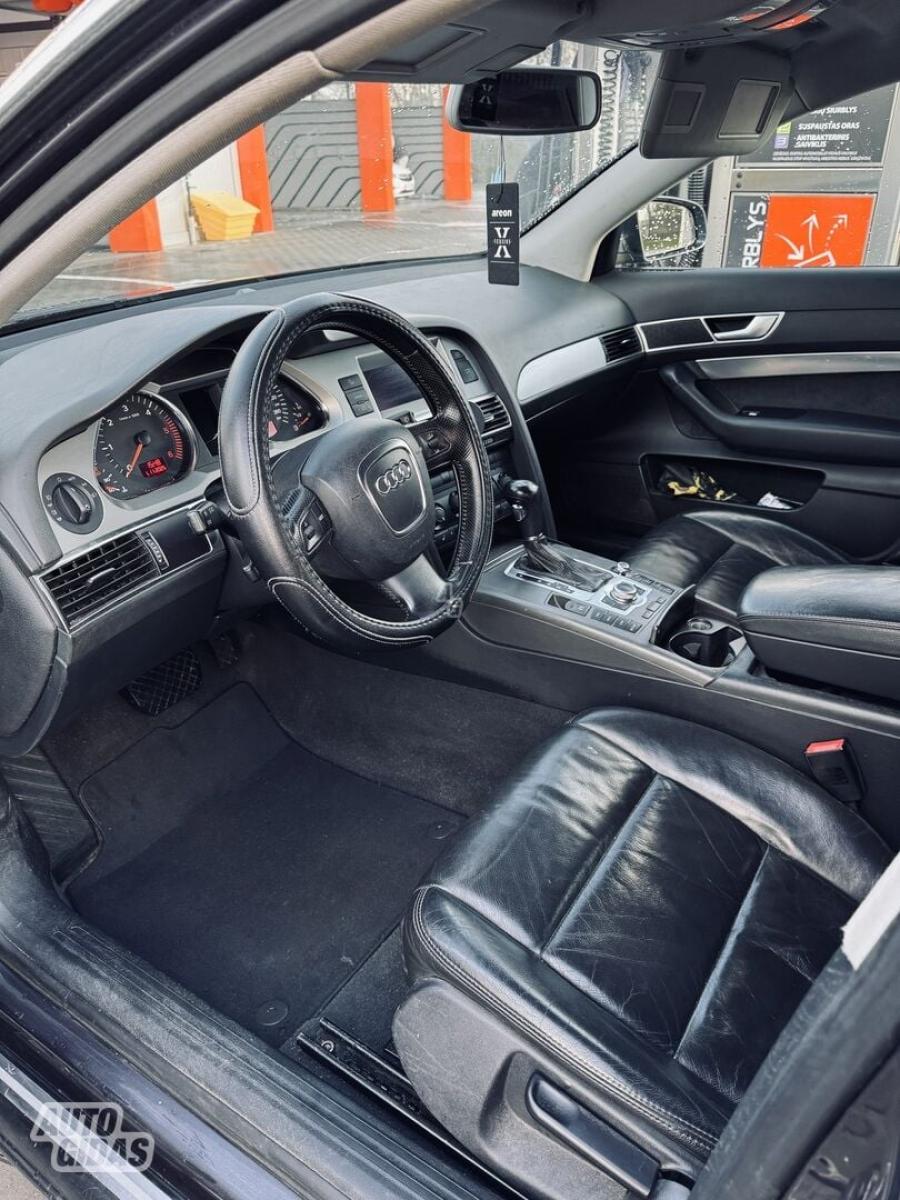 Grey Audi A6 2008 in Vilnius, with an engine capacity of 2.70 L and mileage of 400 thousand km for 2499 €, photo 11 on AUTOMOTO.COM.LV