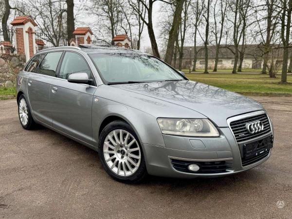 Grey Audi A6 2008 in Vilnius, with an engine capacity of 2.97 L and mileage of 305 thousand km for 2850 €, photo 1 on AUTOMOTO.COM.LV