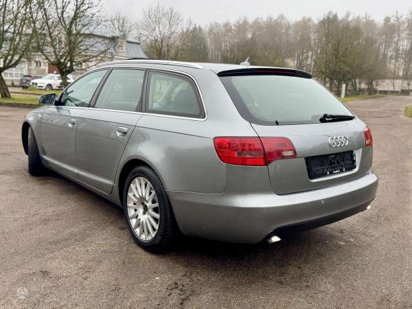 Grey Audi A6 2008 in Vilnius, with an engine capacity of 2.97 L and mileage of 305 thousand km for 2850 €, photo 4 on AUTOMOTO.COM.LV