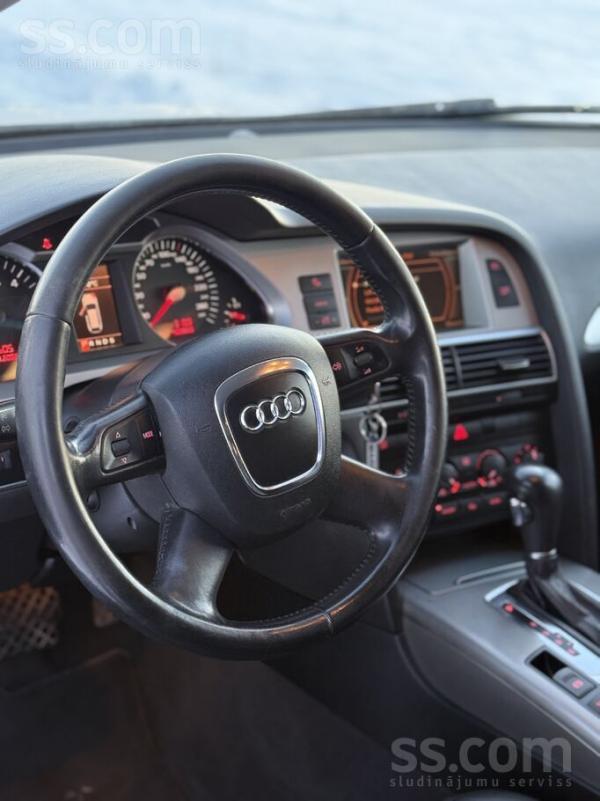 Pelēks Audi A6 2008 Kuldīga, ar dzinēja tilpumu 2.70 L un nobraukumu 397 tūkst. km par 2850 €, foto 5 vietnē AUTOMOTO.COM.LV