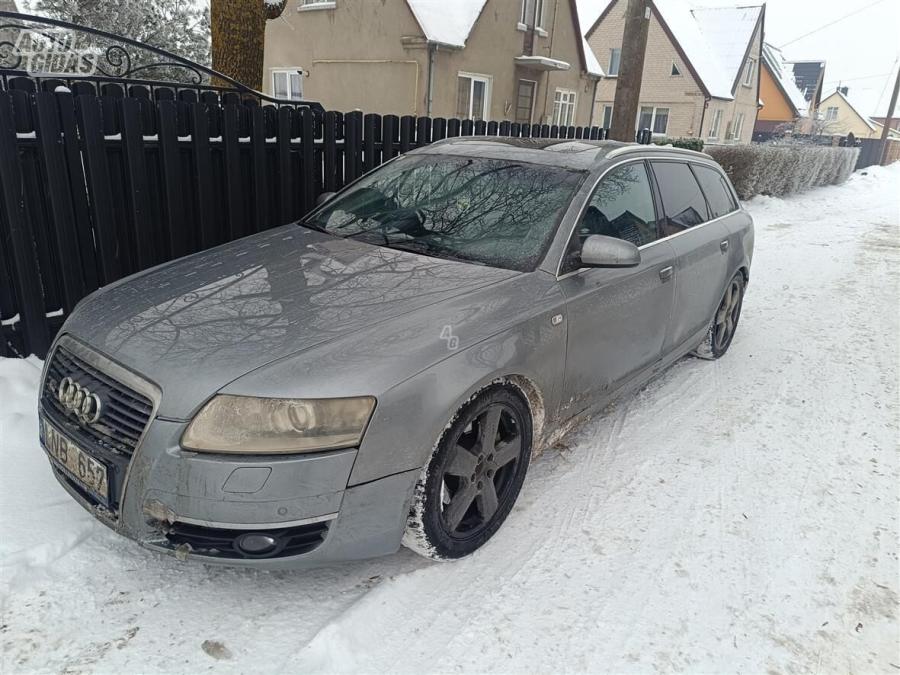 Grey Audi A6 2008 in Vilnius, with an engine capacity of 3.00 L and mileage of 352 thousand km for 1900 €, photo 1 on AUTOMOTO.COM.LV
