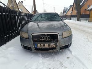 Grey Audi A6 2008 in Vilnius, with an engine capacity of 3.00 L and mileage of 352 thousand km for 1900 €, photo 6 on AUTOMOTO.COM.LV