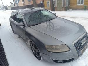 Grey Audi A6 2008 in Vilnius, with an engine capacity of 3.00 L and mileage of 352 thousand km for 1900 €, photo 7 on AUTOMOTO.COM.LV