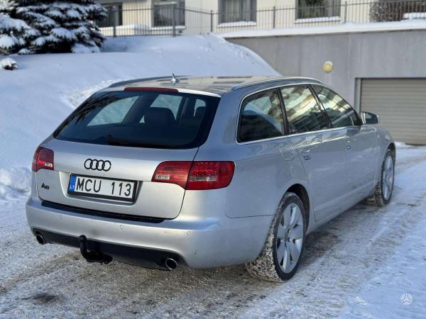 Pelēks Audi A6 2008 Viļņa, ar dzinēja tilpumu 2.77 L un nobraukumu 308 tūkst. km par 4500 €, foto 4 vietnē AUTOMOTO.COM.LV