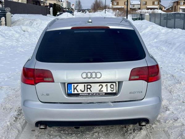 Grey Audi A6 2008 in Vilnius, with an engine capacity of 1.97 L and mileage of 370 thousand km for 2650 €, photo 4 on AUTOMOTO.COM.LV
