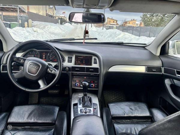 Grey Audi A6 2008 in Vilnius, with an engine capacity of 1.97 L and mileage of 370 thousand km for 2650 €, photo 8 on AUTOMOTO.COM.LV