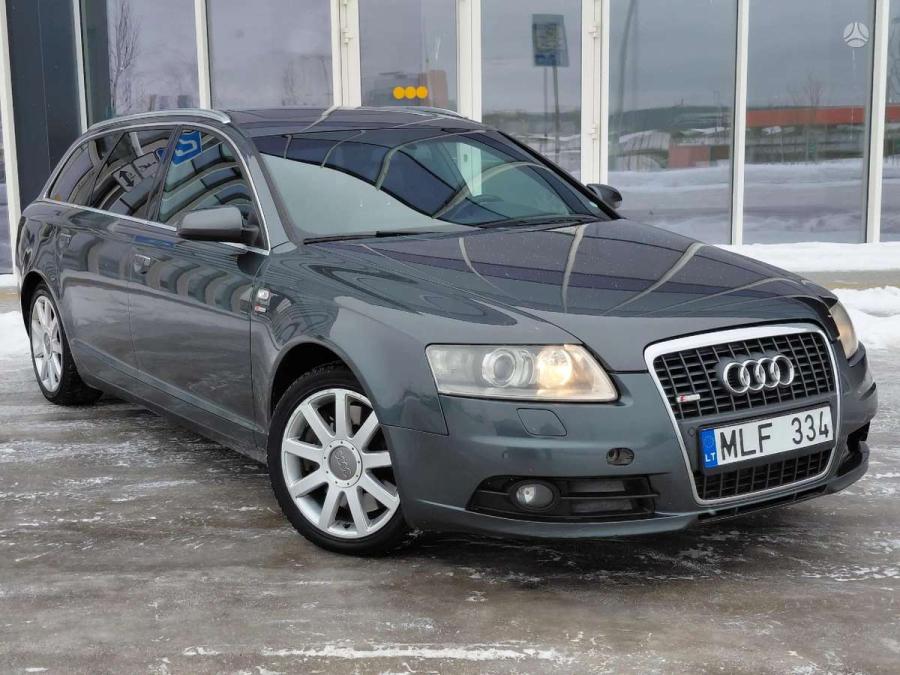 Pelēks Audi A6 2008 Viļņa, ar dzinēja tilpumu 2.97 L un nobraukumu 441 tūkst. km par 3500 €, foto 1 vietnē AUTOMOTO.COM.LV