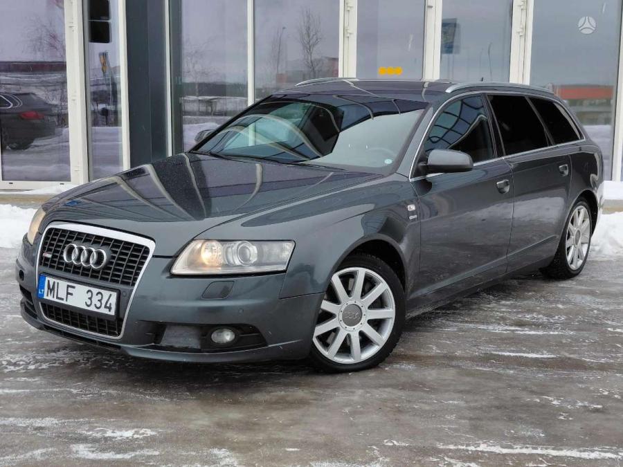 Pelēks Audi A6 2008 Viļņa, ar dzinēja tilpumu 2.97 L un nobraukumu 441 tūkst. km par 3500 €, foto 3 vietnē AUTOMOTO.COM.LV