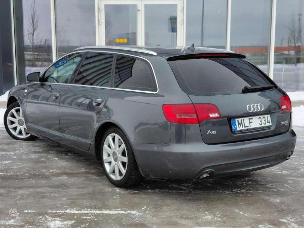 Grey Audi A6 2008 in Vilnius, with an engine capacity of 2.97 L and mileage of 441 thousand km for 3500 €, photo 4 on AUTOMOTO.COM.LV