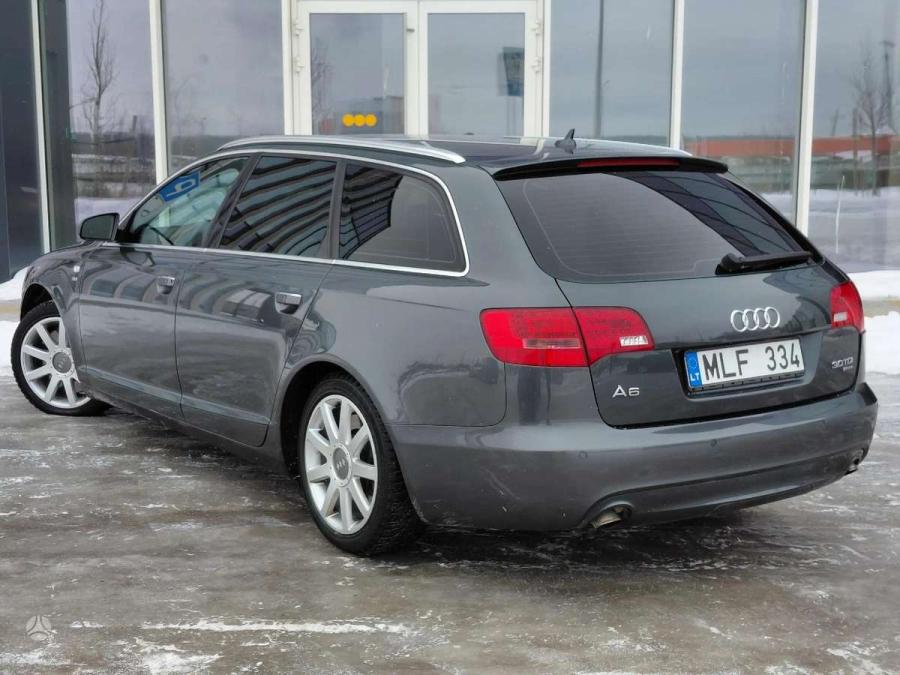 Pelēks Audi A6 2008 Viļņa, ar dzinēja tilpumu 2.97 L un nobraukumu 441 tūkst. km par 3500 €, foto 4 vietnē AUTOMOTO.COM.LV