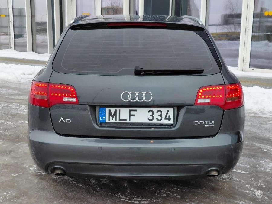 Pelēks Audi A6 2008 Viļņa, ar dzinēja tilpumu 2.97 L un nobraukumu 441 tūkst. km par 3500 €, foto 5 vietnē AUTOMOTO.COM.LV