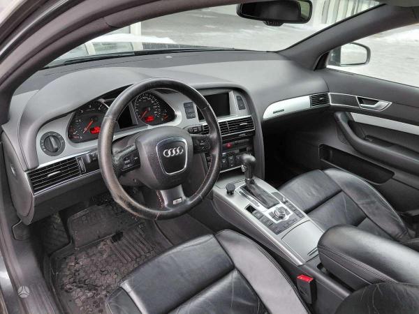 Grey Audi A6 2008 in Vilnius, with an engine capacity of 2.97 L and mileage of 441 thousand km for 3500 €, photo 6 on AUTOMOTO.COM.LV