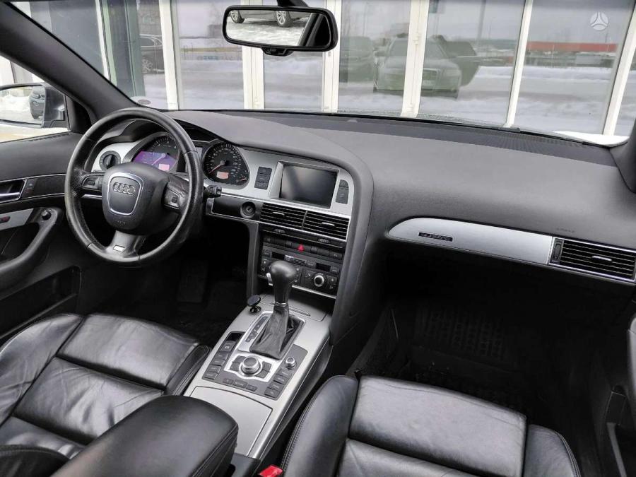 Pelēks Audi A6 2008 Viļņa, ar dzinēja tilpumu 2.97 L un nobraukumu 441 tūkst. km par 3500 €, foto 10 vietnē AUTOMOTO.COM.LV