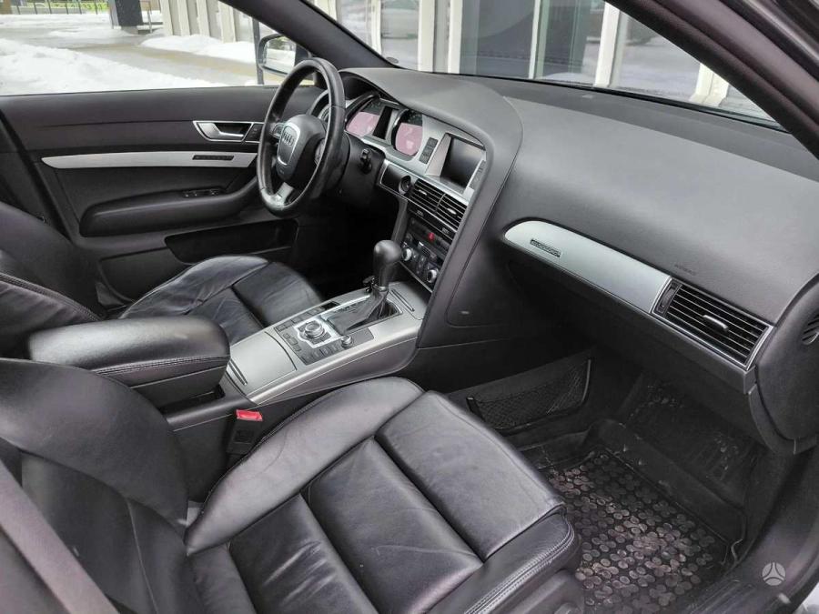 Pelēks Audi A6 2008 Viļņa, ar dzinēja tilpumu 2.97 L un nobraukumu 441 tūkst. km par 3500 €, foto 11 vietnē AUTOMOTO.COM.LV