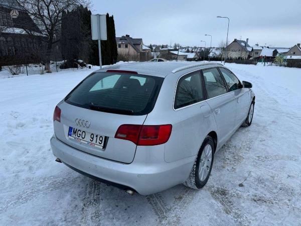 Grey Audi A6 2008 in Vilnius, with an engine capacity of 1.97 L and mileage of 360 thousand km for 2650 €, photo 4 on AUTOMOTO.COM.LV