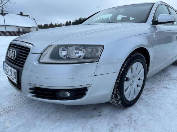Grey Audi A6 2008 in Vilnius, with an engine capacity of 1.97 L and mileage of 360 thousand km for 2650 €, photo 8 on AUTOMOTO.COM.LV