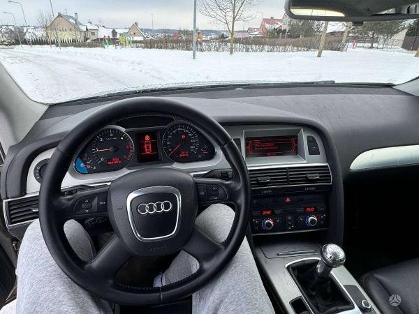 Grey Audi A6 2008 in Vilnius, with an engine capacity of 1.97 L and mileage of 360 thousand km for 2650 €, photo 9 on AUTOMOTO.COM.LV