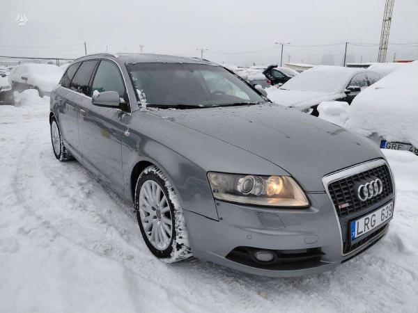 Pelēks Audi A6 2008 Viļņa, ar dzinēja tilpumu 2.97 L un nobraukumu 246 tūkst. km par 3000 €, foto 1 vietnē AUTOMOTO.COM.LV