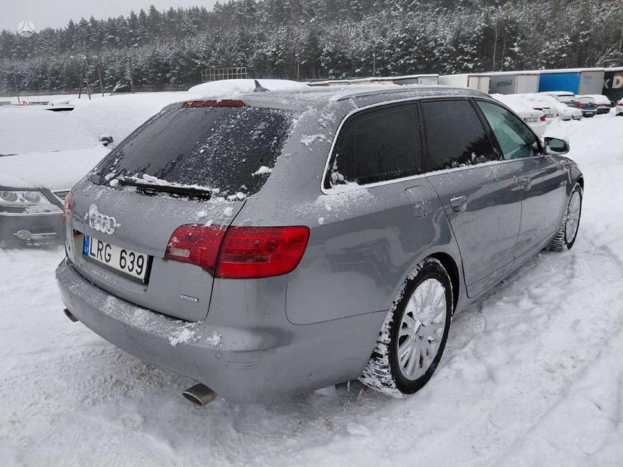Grey Audi A6 2008 in Vilnius, with an engine capacity of 2.97 L and mileage of 246 thousand km for 3000 €, photo 4 on AUTOMOTO.COM.LV