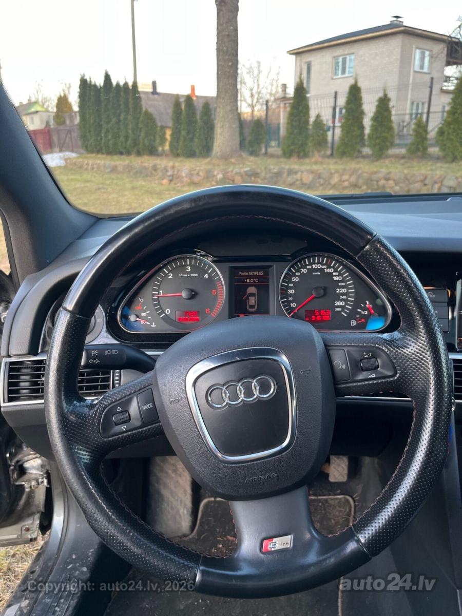 Grey Audi A6 2008 in Tallinn, with an engine capacity of 3.00 L and mileage of 316 thousand km for 5100 €, photo 8 on AUTOMOTO.COM.LV