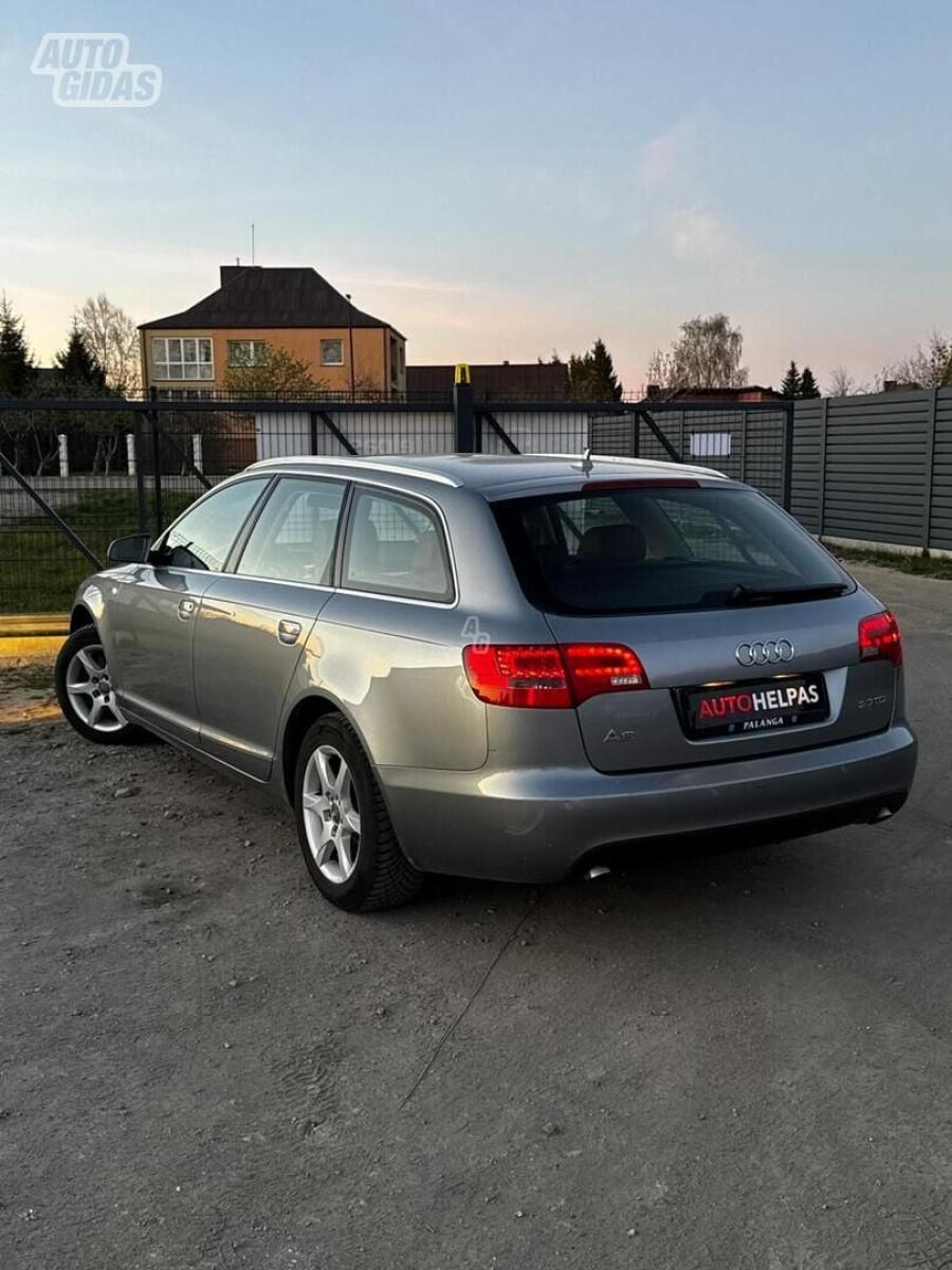 Grey Audi A6 2008 in Klaipeda, with an engine capacity of 2.70 L and mileage of 363 thousand km for 3499 €, photo 10 on AUTOMOTO.COM.LV