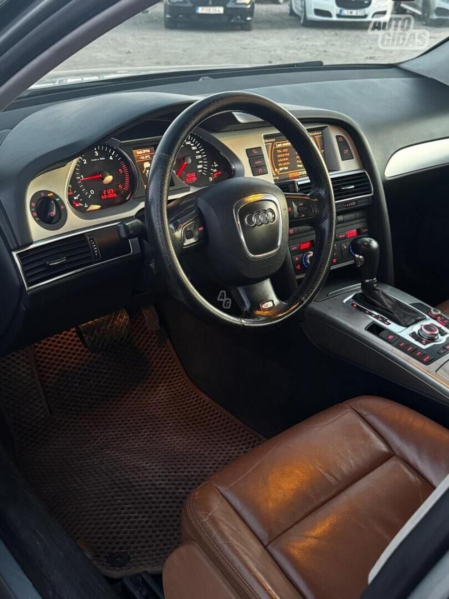 Grey Audi A6 2008 in Klaipeda, with an engine capacity of 2.70 L and mileage of 363 thousand km for 3499 €, photo 22 on AUTOMOTO.COM.LV