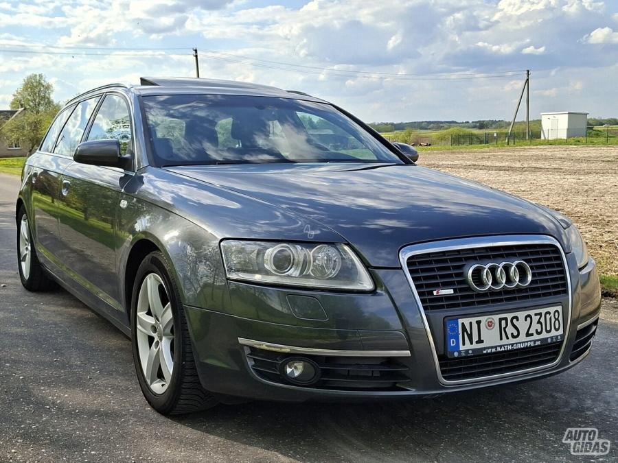 Grey Audi A6 2008 in Mazeikiai, with an engine capacity of 3.00 L and mileage of 295 thousand km for 4250 €, photo 1 on AUTOMOTO.COM.LV